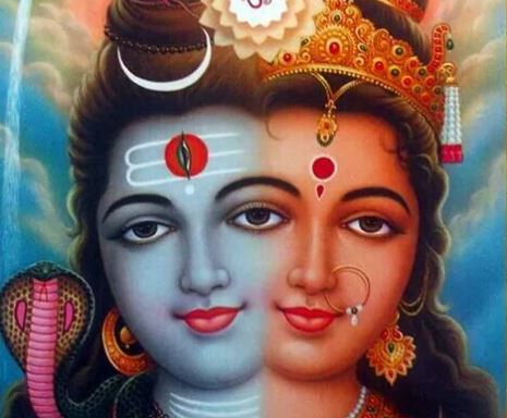 Ardhanarishvara Mes Indes Galantes Shiva ardhanari Parvati Statue yoga