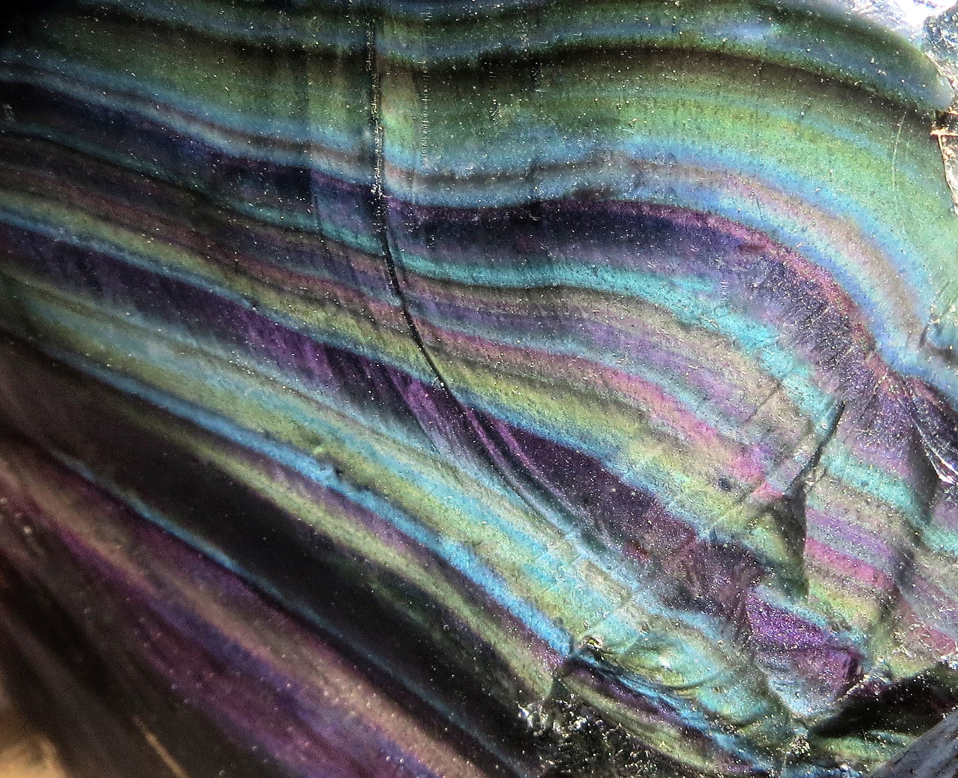 Obsidienne arc en ciel Oeil céleste Lithothérapie Mes Indes Galantes Blog